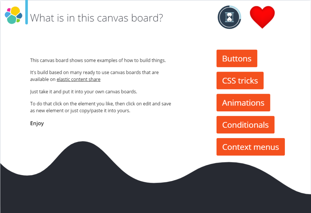 Kibana Canvas examples collection at elastic content share Kibana Canvas examples collection at elastic content share